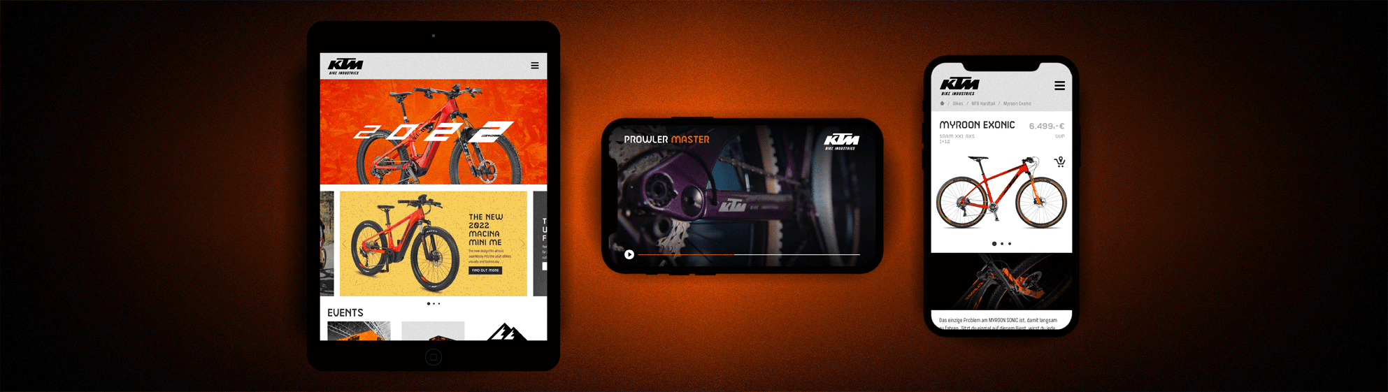 KTM Website - Groupe Dejour